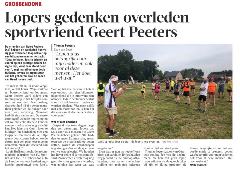 Fotogalerij :: Herdenking Geert Peeters